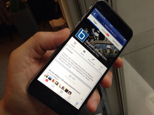 Les applications iOS de Facebook optimisées pour l’iPhone 6 - Belgium ...
