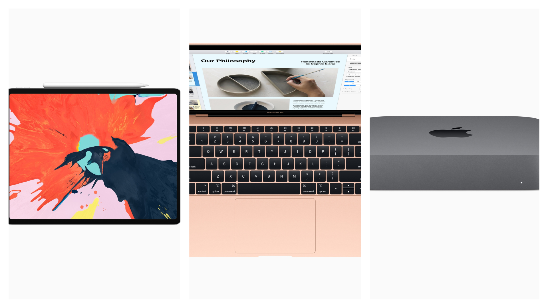 Les trois nouveaux produits présentés par Apple ce mardi - Belgium-iPhone